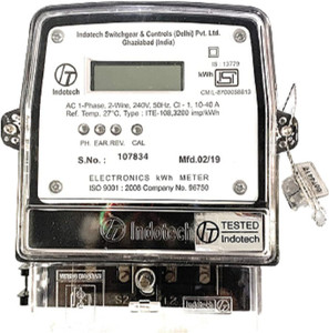 Indotech Electronic Energy Sub Meter AC Single Phase 2-Wire Static kWh ...