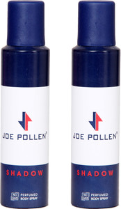 Joe Pollen SHADOW DEODORANT PACK OF 2 Body Spray - For Men & Women ...