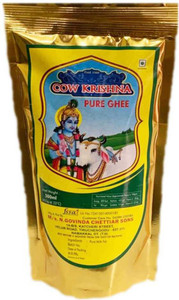Cow Krishna Pure Cow Ghee 500ml Pouch Ghee Pouch Price in India - Buy ...