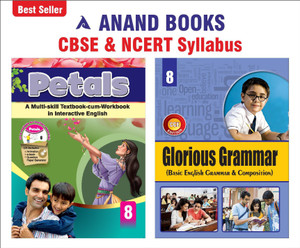 Anand Books Petals & Glorious Grammar 8 English Coursebook With Grammar ...