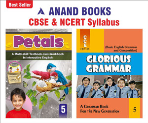 Anand Books Petals & Glorious Grammar 5 English Coursebook With Grammar ...