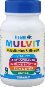 HealthVit MULVIT A TO Z Multivitamins and Minerals Price in India - Buy ...