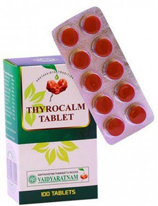 Vaidyaratnam A COMBO OF THYROCALM TAB HELPS IN THYROID (HYPOTHYROIDISM ...