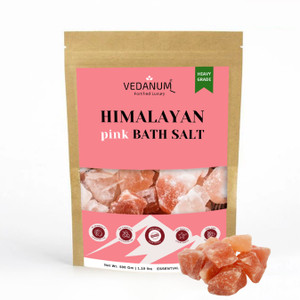 Vedanum Natural Rock Grade Pure Himalayan Pink Bath Salt for DIY Salt ...