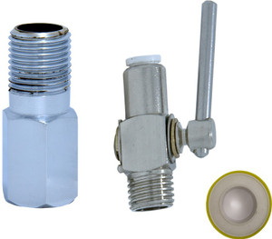 bioway INLET CUPLIN + 3/8 DURABLE VALVE SET WITH TAPLON TAP SUITABLE ...