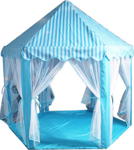 SHK Digitrade Blue Princess Castle Tent House without Light for Girls ...