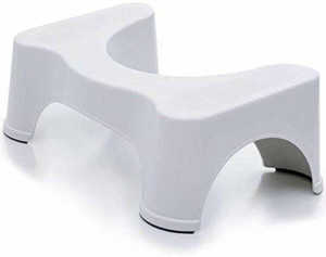 axiesh Comfortable Sturdy Squat Toilet Foot Step Stool Women's Plastic ...
