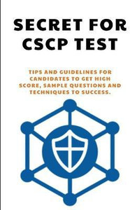 Secret For CSCP Test: Buy Secret For CSCP Test by Seifer Cedrick at Low ...