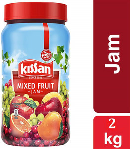 Kissan Mixed Fruit Jam 1 KG with Real Fruit Pulp Blend Price in India ...