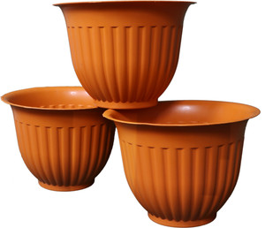 Picvel Gardening Free Standing Designer Flower Pots Plant Container Set ...