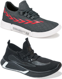 World Wear Footwear Combo Pack of 2 Stylish Shoes Running Shoes For Men ...
