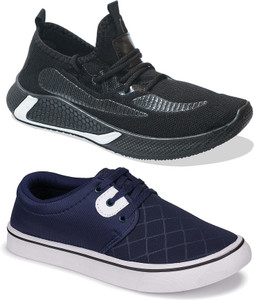 World Wear Footwear Combo Pack of 2 Stylish Shoes Running Shoes For Men ...