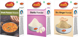 jenish Shahi Paneer Masala(100gram) Garlic Powder(100gram) Dry Ginger ...