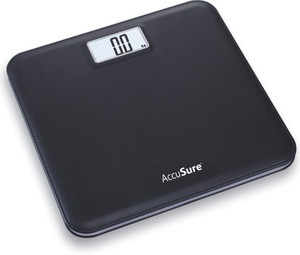 AccuSure Digital Electronic LCD Personal Body Fitness Weighing Scale ...