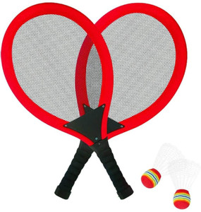 variety palace Dark Led Badminton Racket Set with Shuttlecock for Kids ...