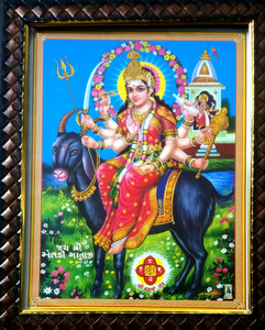 FRAMTASTIC Meldi Maa Photo Frame Religious Frame Price in India - Buy ...