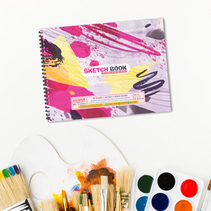 ESCAPER Seamless Pink Theme Sketch Book (A4 Size - 50 Sheets)| Sketch ...