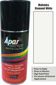 APAR C Spray Paint Diamond White (RC Colour Name) for Mahindra Cars-225 ...