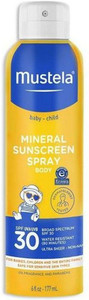 Mustela Sunscreen - SPF 50 Mineral-Based Baby Sunscreen Spray - Price ...