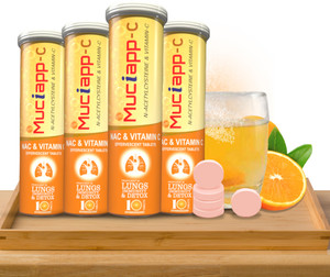 Muciapp Effervescent NAC + Vitamin C - Immunity Supplement ...