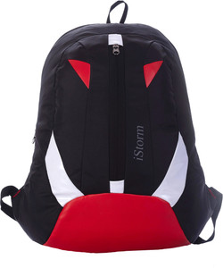 Istorm Red & Black Backpack 20 L Laptop Backpack Black & Red - Price in ...