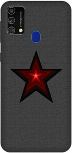 UMPRINT Back Cover for Samsung Galaxy F41 Star Red Design Printed Back ...