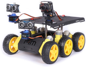 AM ROBOTICS Rocker Bogie Mechanism Metal 6 Wheel Drive Chassis for DIY ...