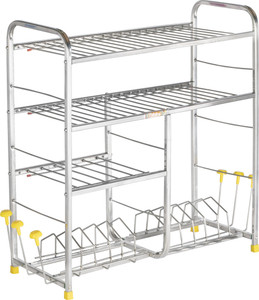 Patelraj Utensil Kitchen Rack Steel Stand 24*24 inch Wall Mount Price ...