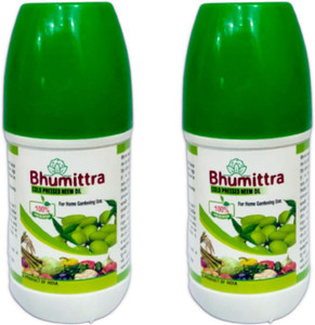 Bhumittra Cold Pressed Pure Neem Oil/ Neem Ka Tel - 200ml (100ml ...