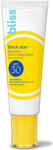 bliss Sunscreen - SPF 50 Block Star Invisible Daily Sunscreen - Price ...