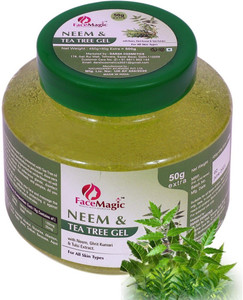 FACE MAGIC Neem and tea tree gel with Ghrit kumari & Tulsi 500ml Price ...