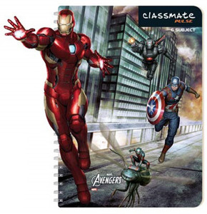 Classmate Pulse Avengers 3D Notebook A4 Notebook Single Lines Ruled 300 ...