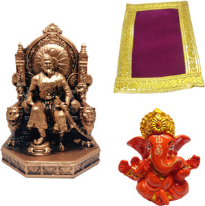 Chakor Creation Chhatrapati Shivaji Maharaj, Lord Ganesha Statue Idol ...
