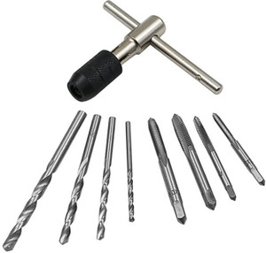 uptodatetools 9pcs Mini Hand Tap Thread Wire Tapping Threading Grinding ...