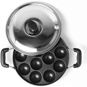 NEHAAL 12 Cavity Aluminium Appam Patra Ponganal Pan Appe Maker ...
