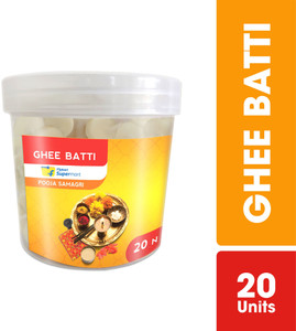 Flipkart Supermart Ghee Batti 20 Units Cotton Wick Price in India - Buy ...