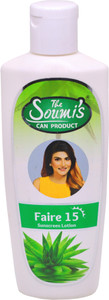 The Soumi's Can Product Sunscreen - SPF 50 FAIRE 15 SUNSCREEN LOTION ...