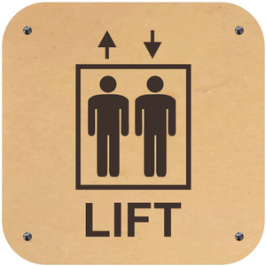 Morpankh LIFT sign board Emergency Sign Price in India - Buy Morpankh ...
