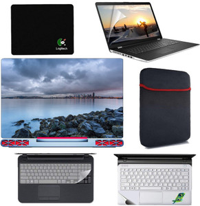 SDM 6 in 1 Combo - Laptop Skin Stickers, Screen card , Key Guard, Mouse ...