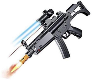 Haulsale Musical Army & PUBG Themed MP5 Toy Gun-With Wonderful Smoke ...