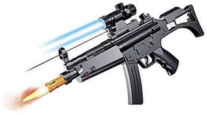 SALEOFF Musical Army & PUBG Themed MP5 Toy Gun-With Wonderful Smoke ...