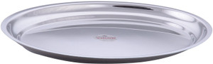 VINOD Oval Steel Rice Tray Dinner Plate Price in India - Buy VINOD Oval ...