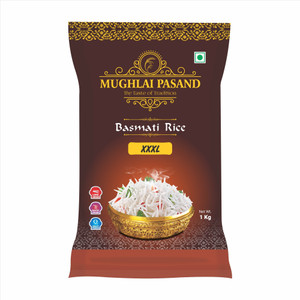 Mughlai Pasand XXXL Basmati Rice (Long Grain, Steam) Price in India ...