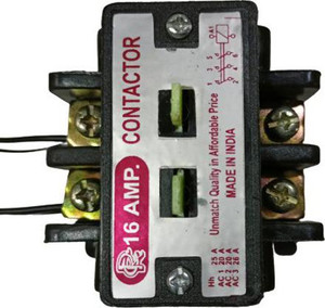 rc electric india 2 Pole contactor 140-240V single phase 16A BCH Type ...