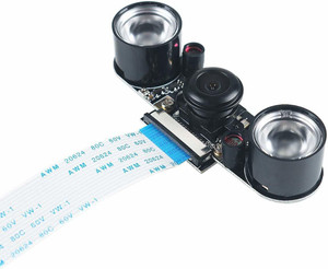 IDUINO Raspberry Pi 4 Camera Night Vision Camera Adjustable-Focus ...