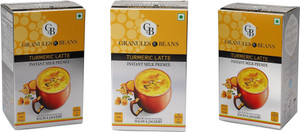 Granules and Beans Turmeric Latte Instant Premix (Pack of 3) | Haldi ...