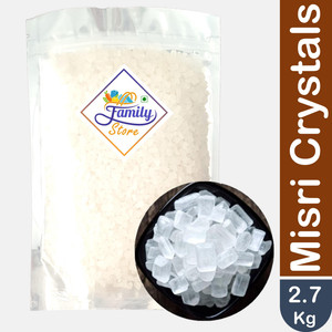 Family store Mishri Misri Crystals Diamonds (Sugar Rock Candy) (900g x ...