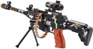 Just97 Machine Gun Toy with light and sound for kids 16 Guns & Darts ...