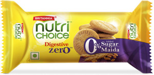 BRITANNIA NutriChoice Zero (No Maida & Zero Added Sugar) Digestive ...