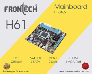 Frontech H61 Support 2nd and 3rd Generation Processor i3/i5/i7/Dual ...